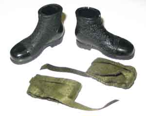 BARRACK SERGEANT Loose 1/6th Boots - British Combat (w/Puttees) Modern ...